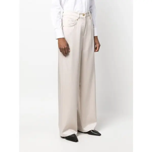 Brunello Cucinelli High-waisted Wide-leg Trousers