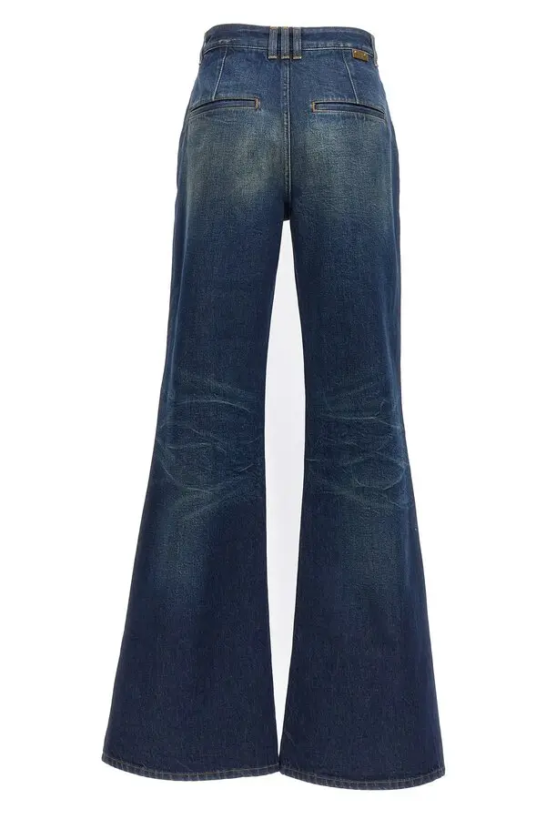 Balmain Belt-looped Flared Jeans