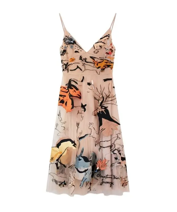 Dior Suspender Dress - Multicolor