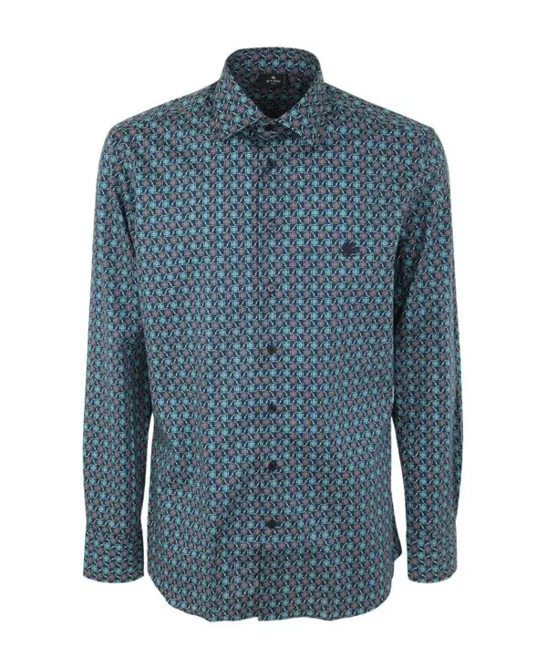 Etro Graphic Printed Buttoned Shirt