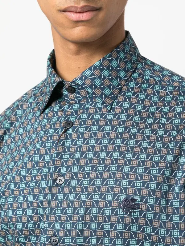 Etro Graphic Printed Buttoned Shirt