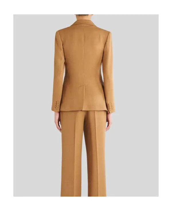 Etro Single Breasted Embroidered Detailed Blazer