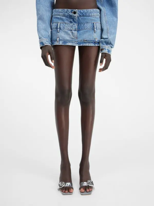Jacquemus La Mini De Nîmes Criollo Miniskirt