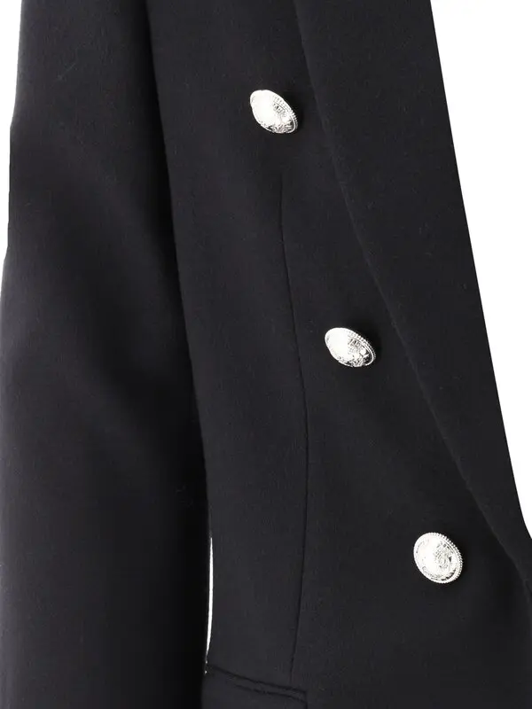 Balmain Double-breasted Flannel Blazer