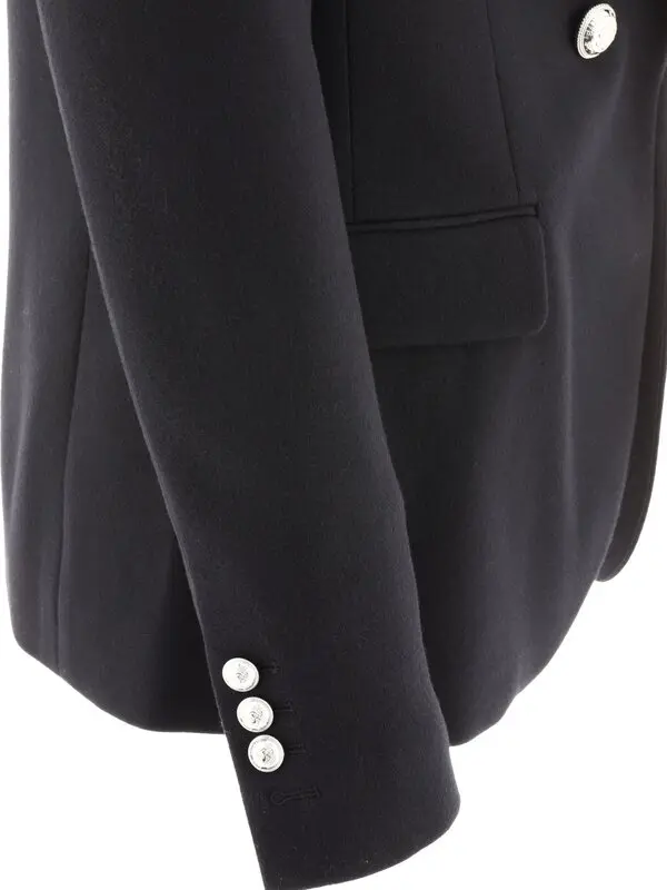 Balmain Double-breasted Flannel Blazer