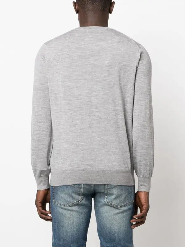 Brunello Cucinelli Crewneck Knitted Jumper - Gray
