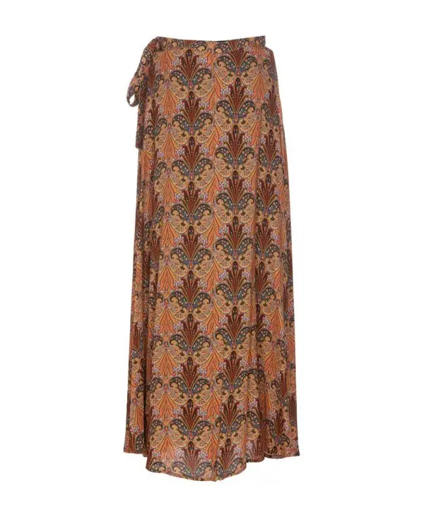 Etro High-waist Graphic-printed Long Skirt