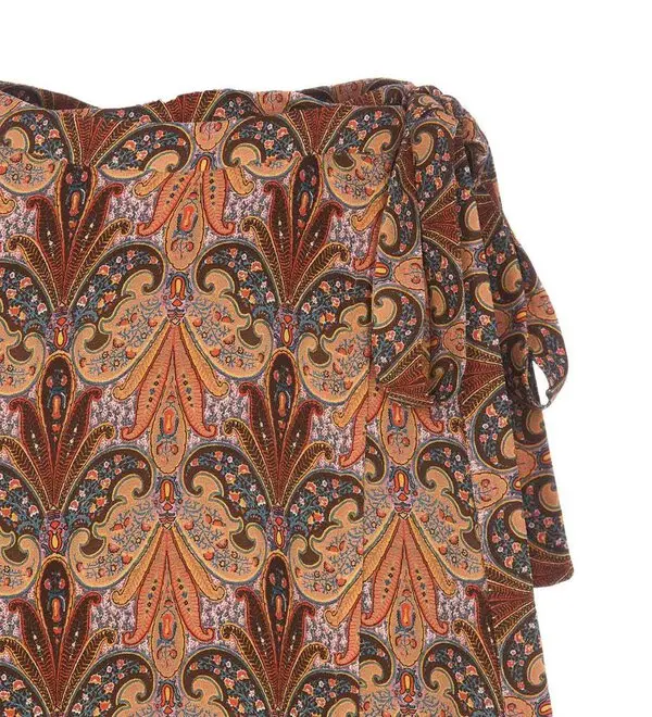 Etro High-waist Graphic-printed Long Skirt