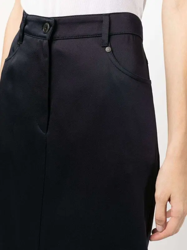 Brunello Cucinelli High-waisted Midi Skirt