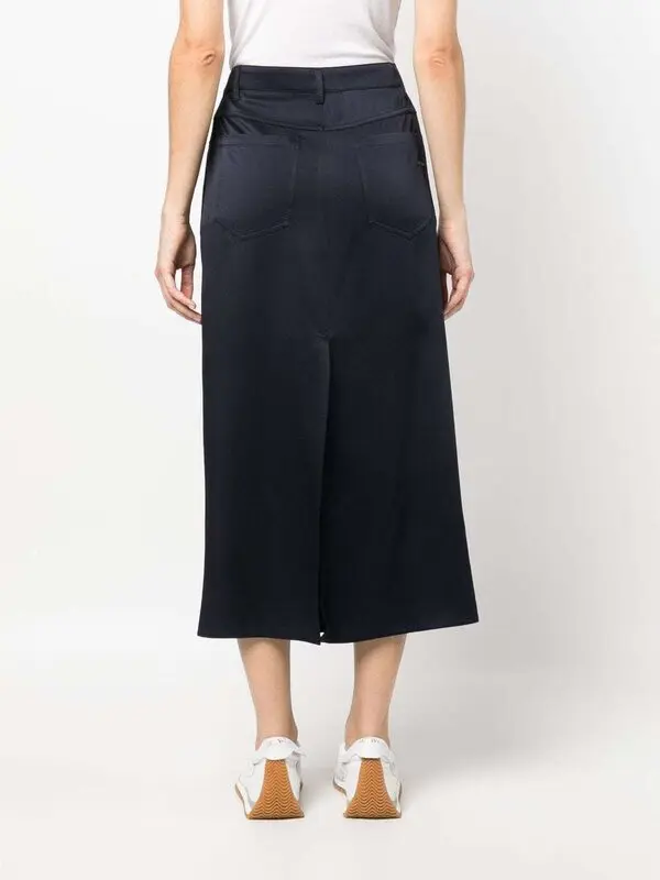 Brunello Cucinelli High-waisted Midi Skirt
