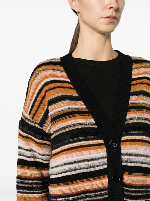 Missoni Striped Crochet-knit Cardigan