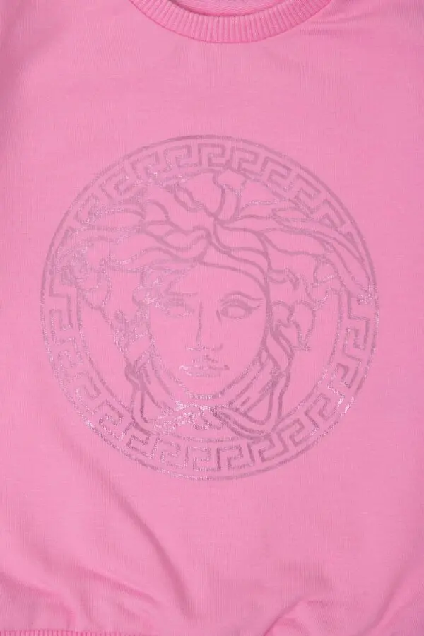 Versace Medusa Head Ruffle-trim Sweatshirt