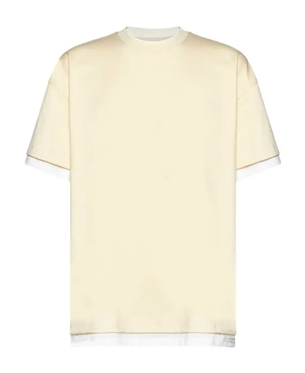 JIL SANDER Logo Printed Crewneck T-shirt