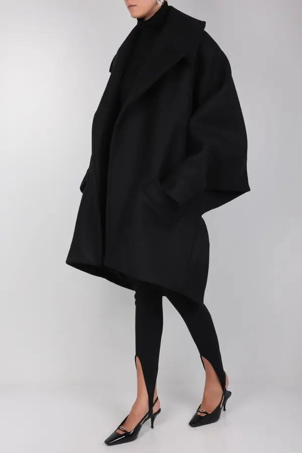 Saint Laurent Oversized Coat In Wool