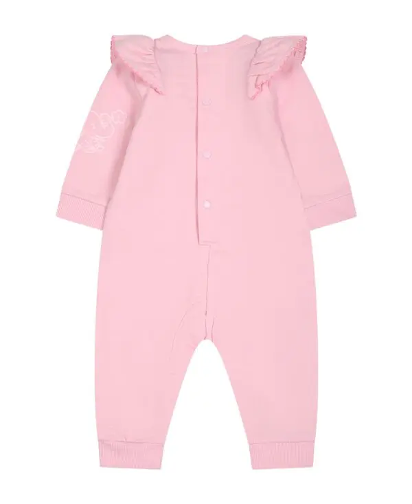 Kenzo Round-collar And Long-sleeved Jumpsuit
