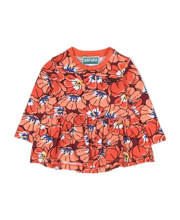 Kenzo Floral Dress - Red