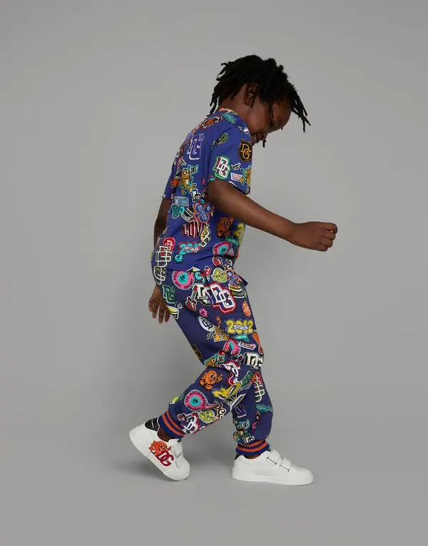 Dolce & Gabbana Sticker-print Track Pants