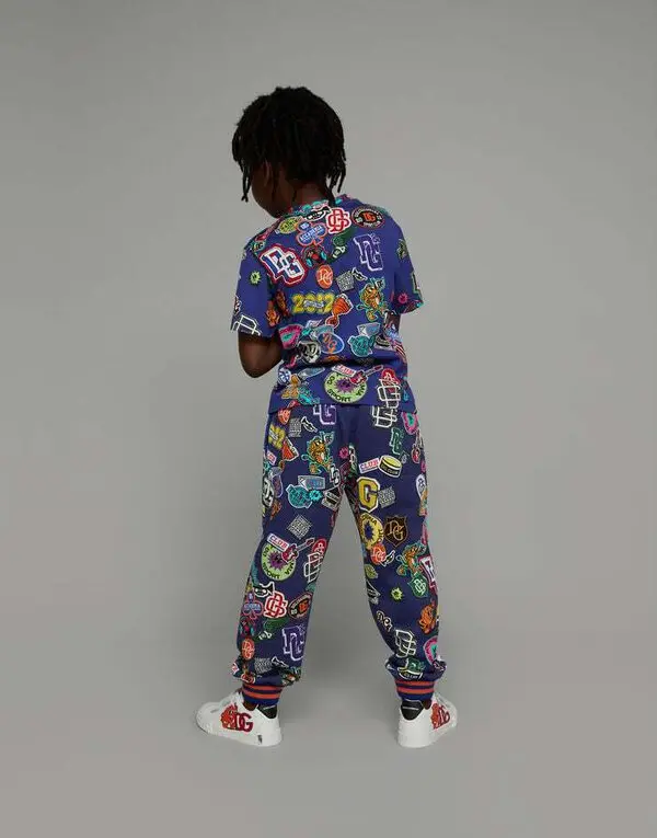 Dolce & Gabbana Sticker-print Track Pants