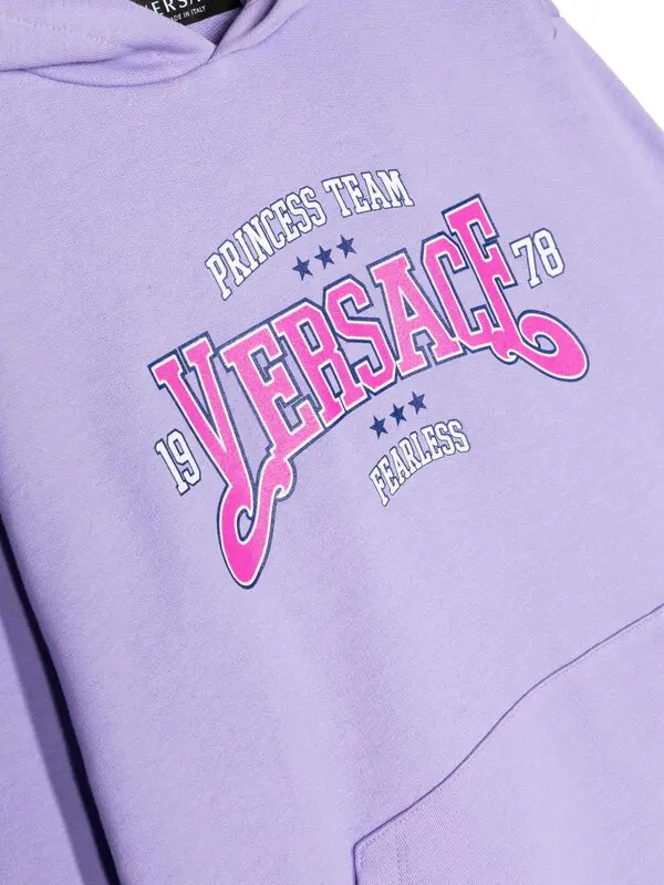 Versace Logo-print Cotton Hoodie