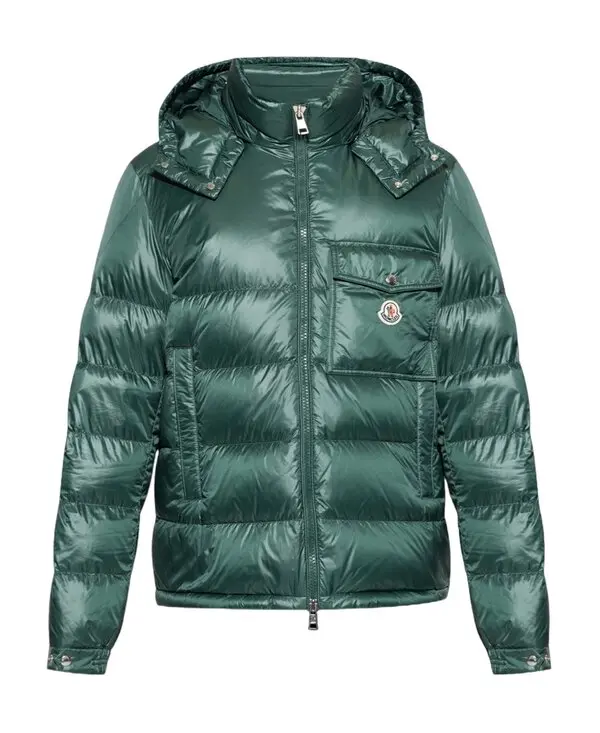 Moncler Wollaston Zip-up Padded Jacket - Green
