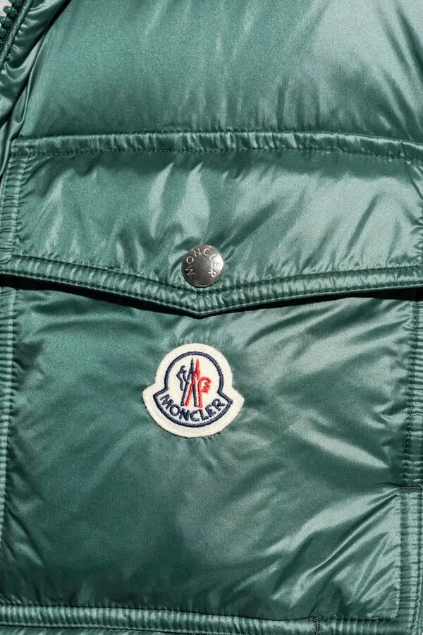 Moncler Wollaston Zip-up Padded Jacket - Green