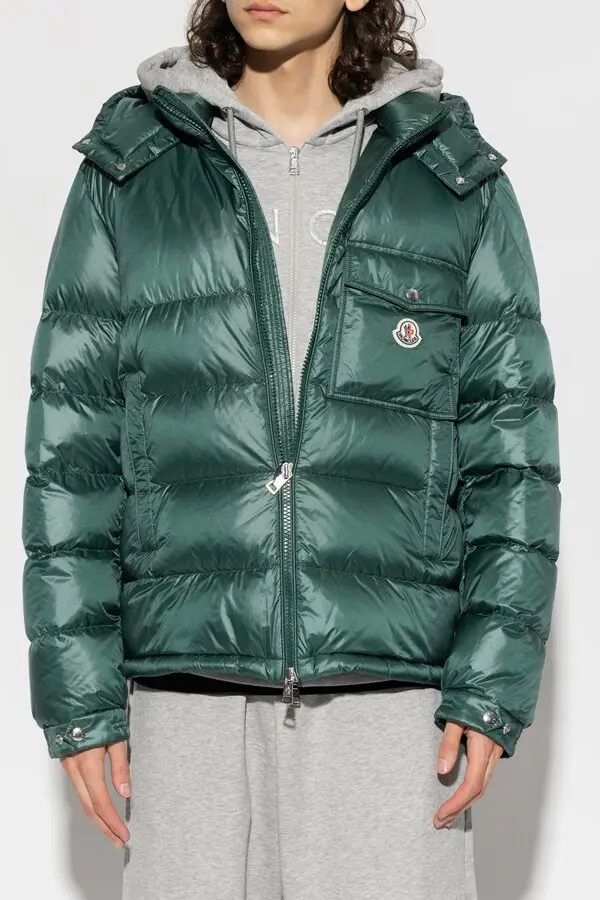 Moncler Wollaston Zip-up Padded Jacket - Green