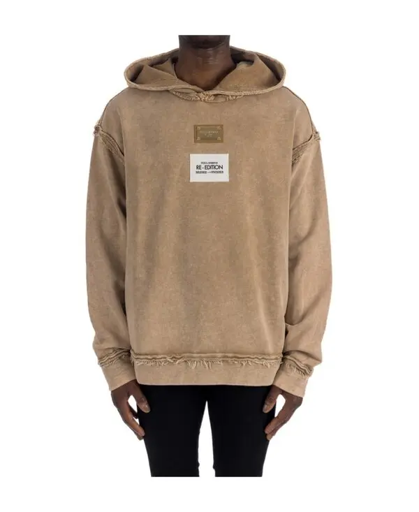 Dolce & Gabbana Dolce Gabbana Logo Plaque Hoodie
