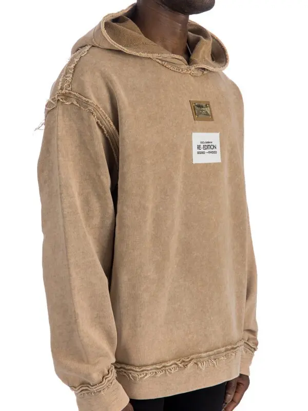Dolce & Gabbana Dolce Gabbana Logo Plaque Hoodie