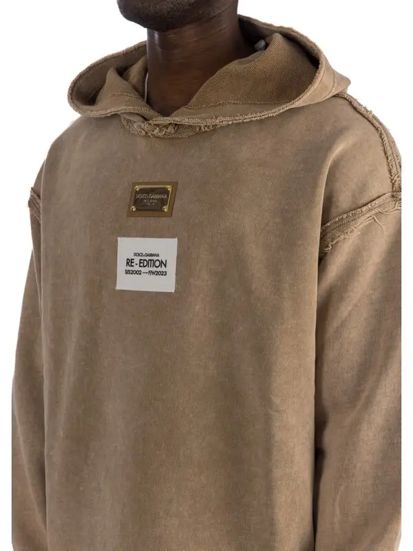 Dolce & Gabbana Dolce Gabbana Logo Plaque Hoodie