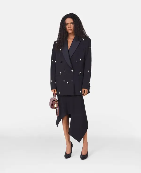 Stella McCartney Pearls Embellished Blazer