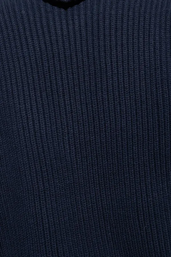 JIL SANDER Ribbed Zip-up Cardigan