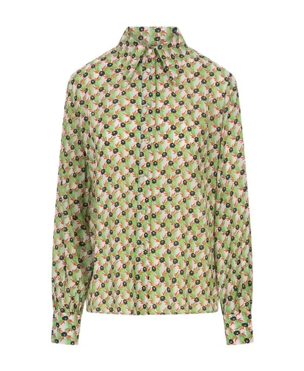 Etro Floral-print Silk Shirt