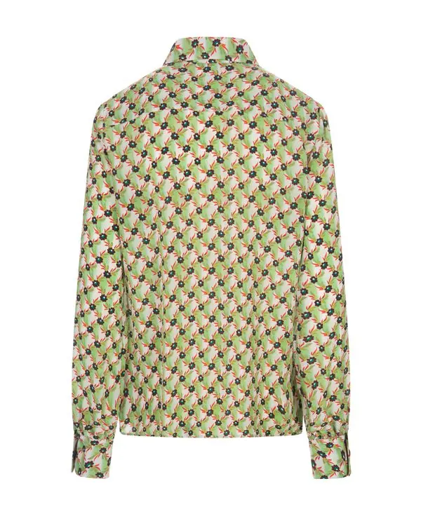 Etro Floral-print Silk Shirt