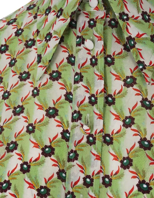 Etro Floral-print Silk Shirt