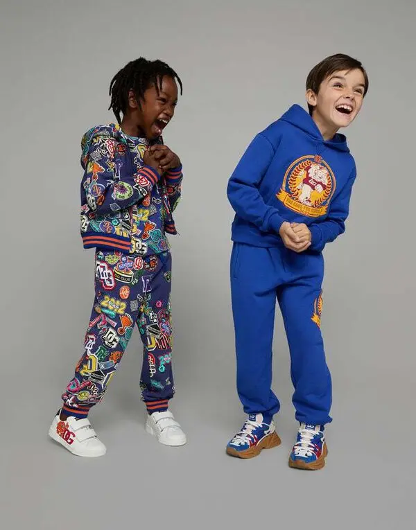 Dolce & Gabbana Sticker-print Zip-up Hoodie