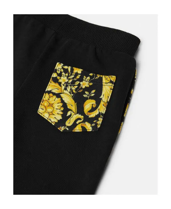 Versace Barocco-print Cotton Track Pants