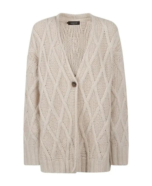 Fabiana Filippi V-neck Long-sleeved Sweater - No