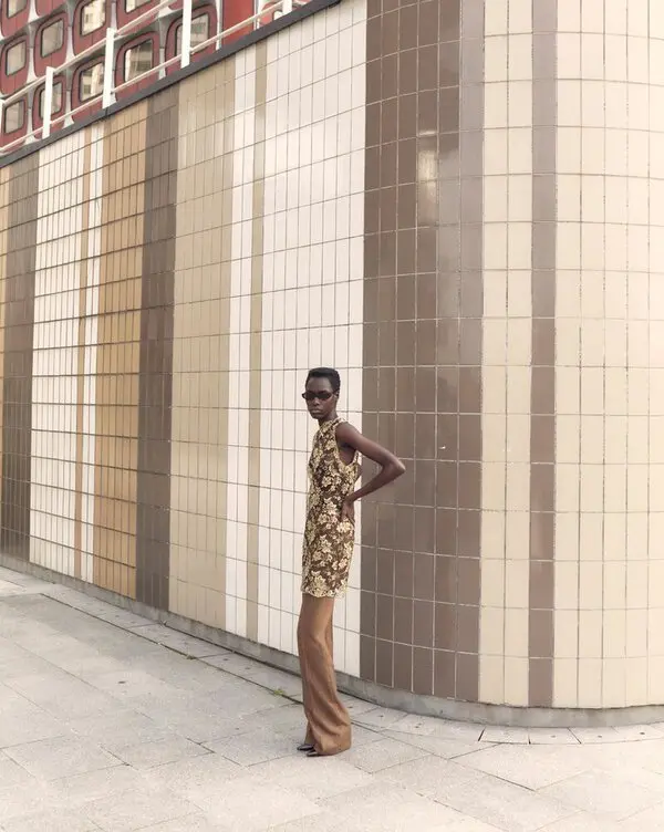 Saint Laurent High Waist Straight Leg Pants