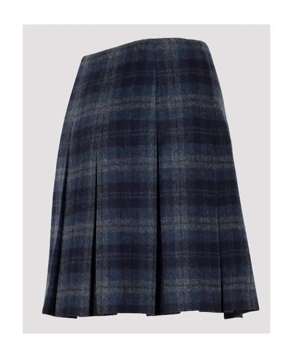 Fabiana Filippi Plaid Skirt