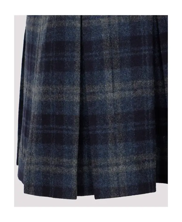 Fabiana Filippi Plaid Skirt