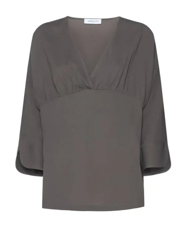 Fabiana Filippi Pleated Blouse - Black