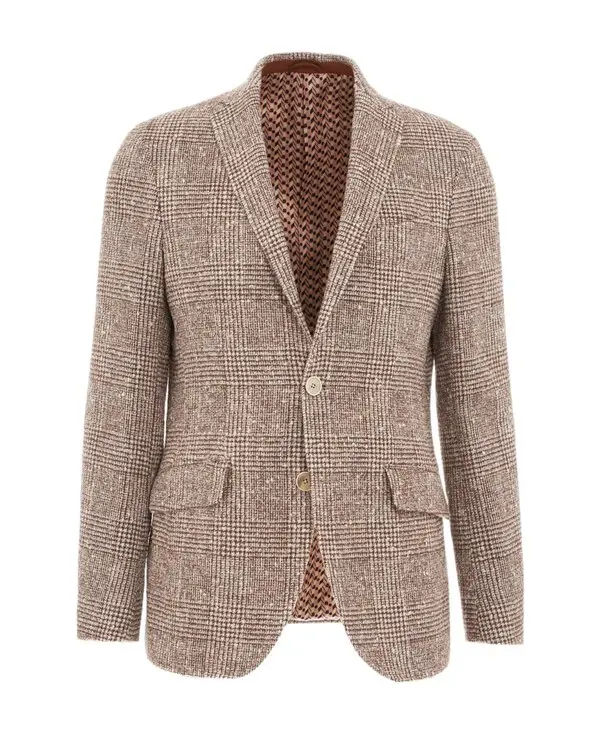 Etro Wool Jacket With Check Working