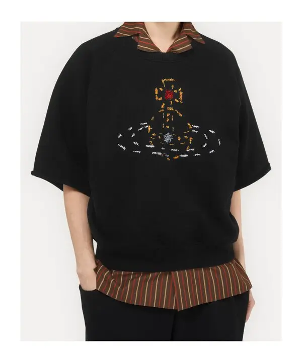 VIVIENNE WESTWOOD Oversized Embroidered Sweatshirt