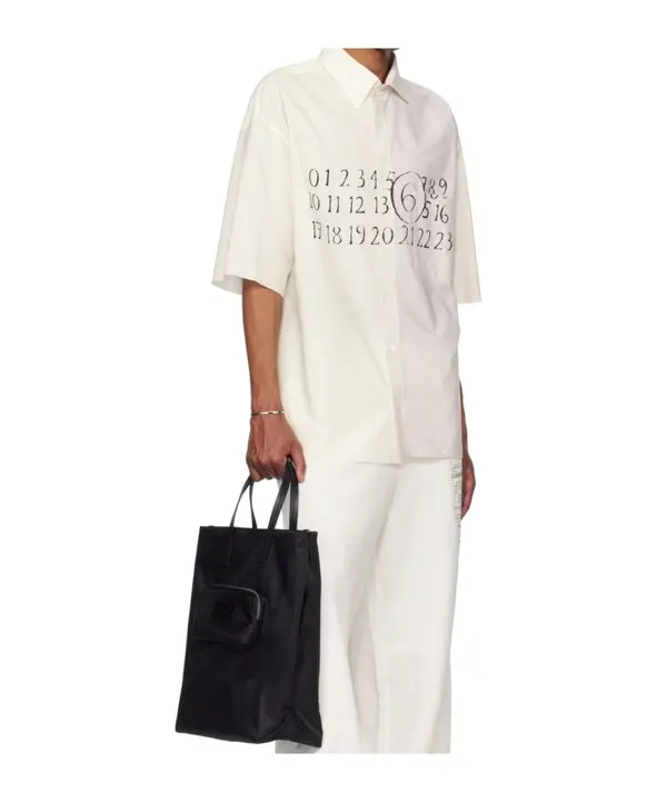 MAISON MARGIELA Asymmetric Poplin Shirt