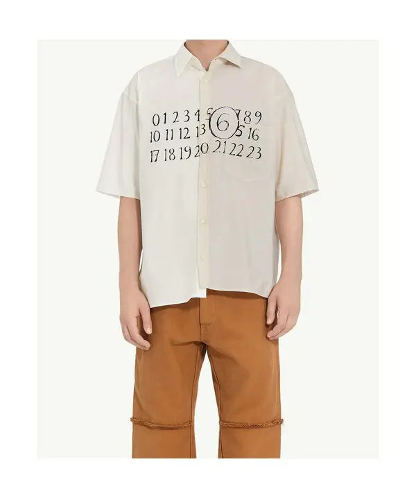 MAISON MARGIELA Asymmetric Poplin Shirt