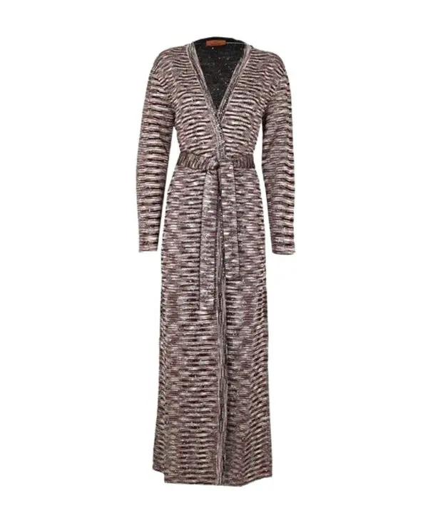 Missoni V-neck Long-sleeved Knitted Cardigan