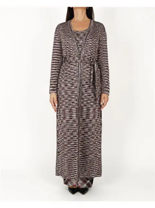 Missoni V-neck Long-sleeved Knitted Cardigan