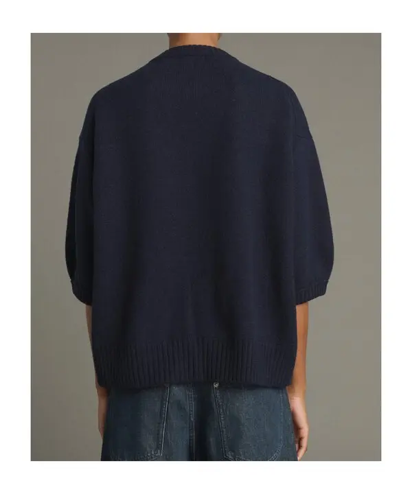 Soeur Lise Short-sleeve Knitted Top