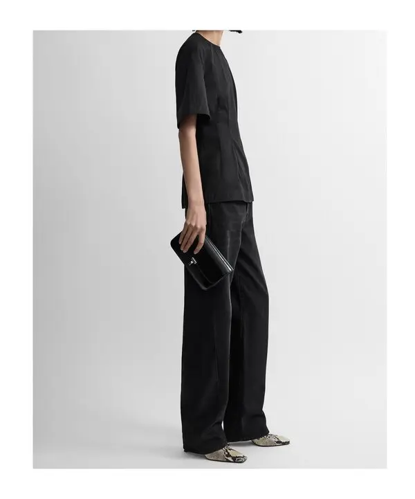TOTEME Short-sleeved Top - Black