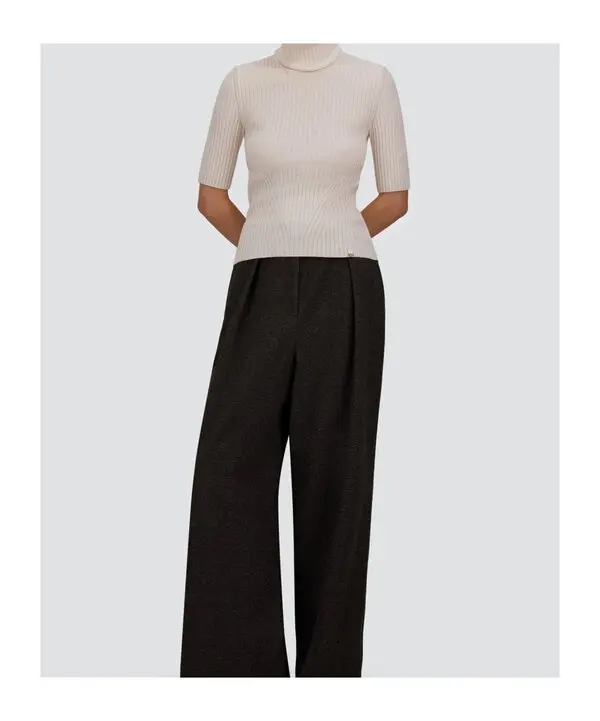 Herno Ribbed-knit Short-sleeve Sweater